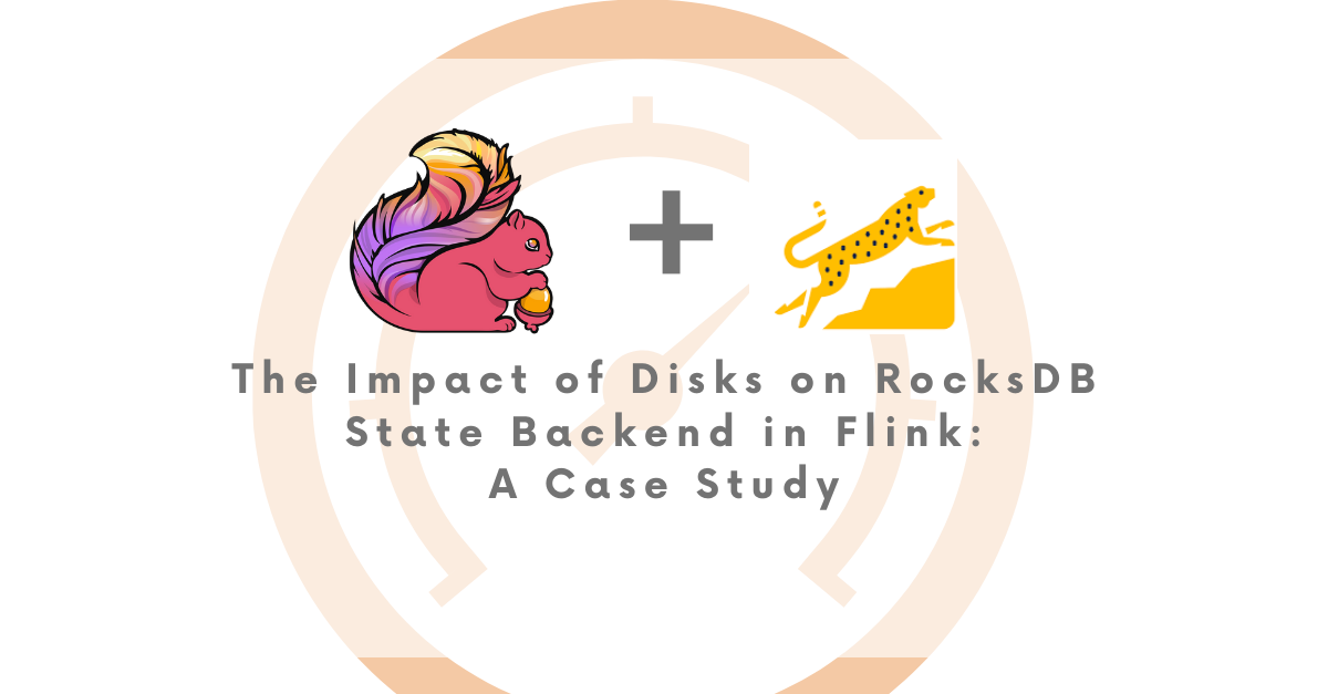 The Impact of Disks on RocksDB State Backend in Flink: A Case Study
